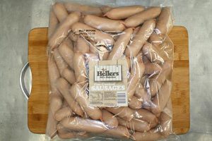 Hellers - Plain Pre-cooked Sausages - 5kg - Hamilton Wholesale Meat