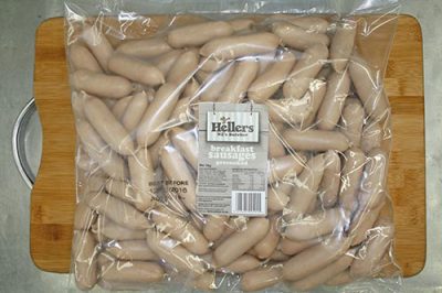 Hellers - Pre-cooked Breakfast Sausages - 3kg - Hamilton Wholesale Meat