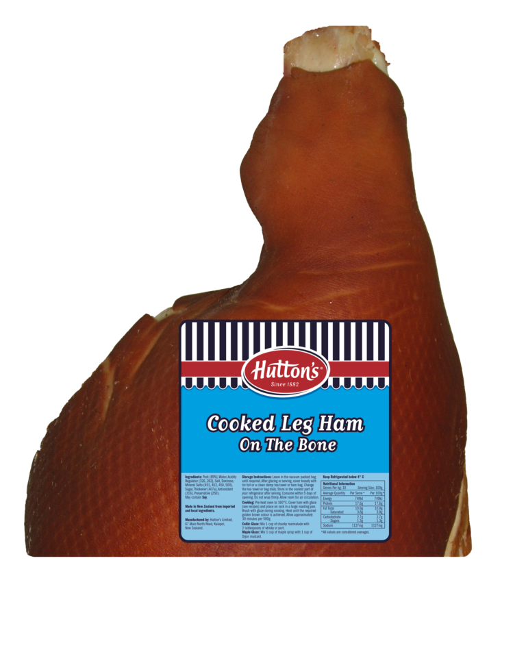 Hellers - NZ Half COB Cooked Ham on the Bone - Hamilton Wholesale Meat